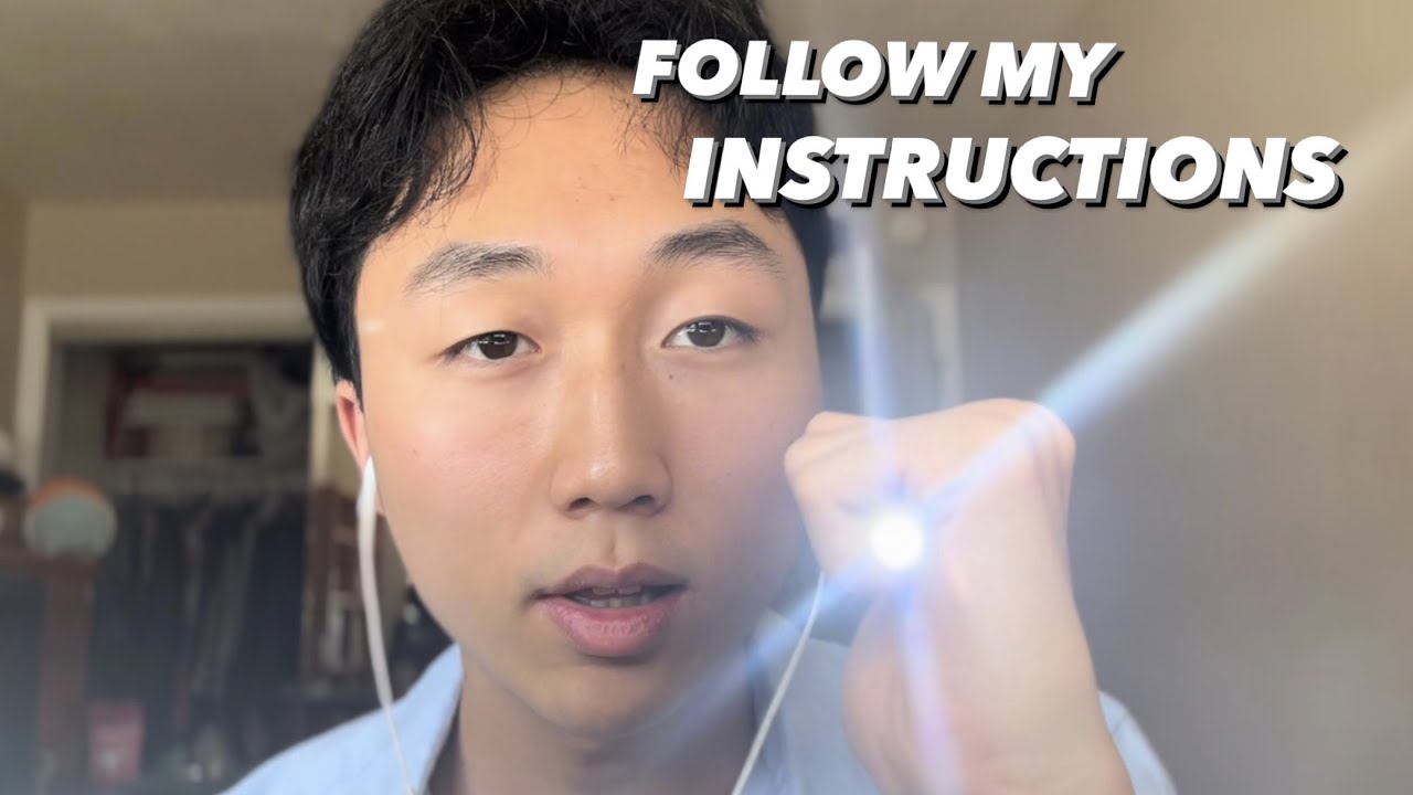 Asmr Follow My Instructions Come Sleep And Relax Youtube