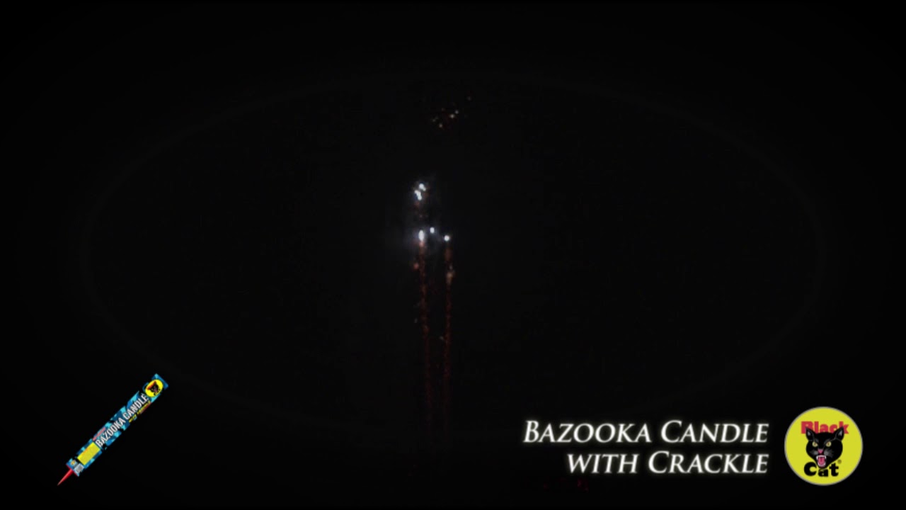 Bazooka Candle Crackle - Black Cat Fireworks - YouTube