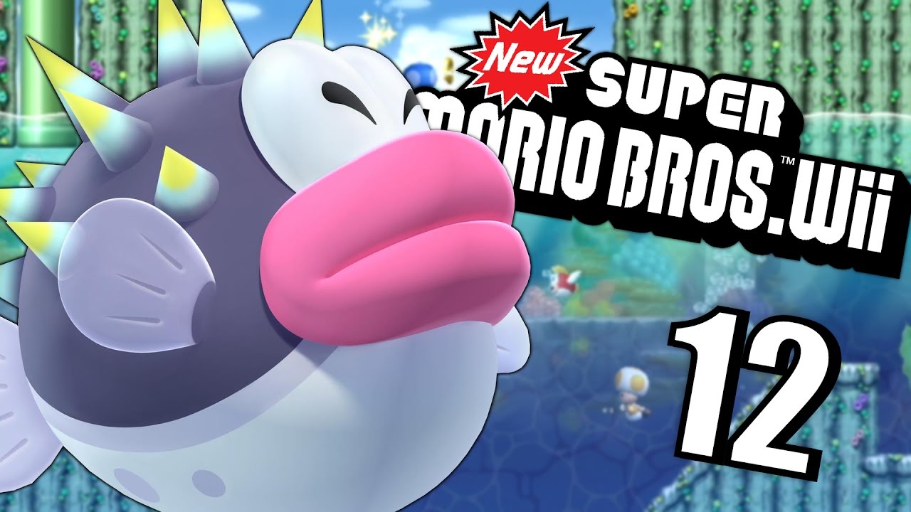 UN POISSON TRÈS EMBÊTANT | NEW SUPER MARIO BROS WII COOP FR #12 - YouTube