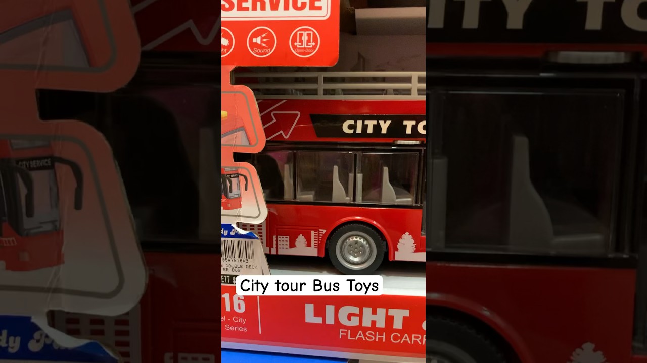 City Tour Bus Toys #kidsvideo #kidstoysvideo - YouTube