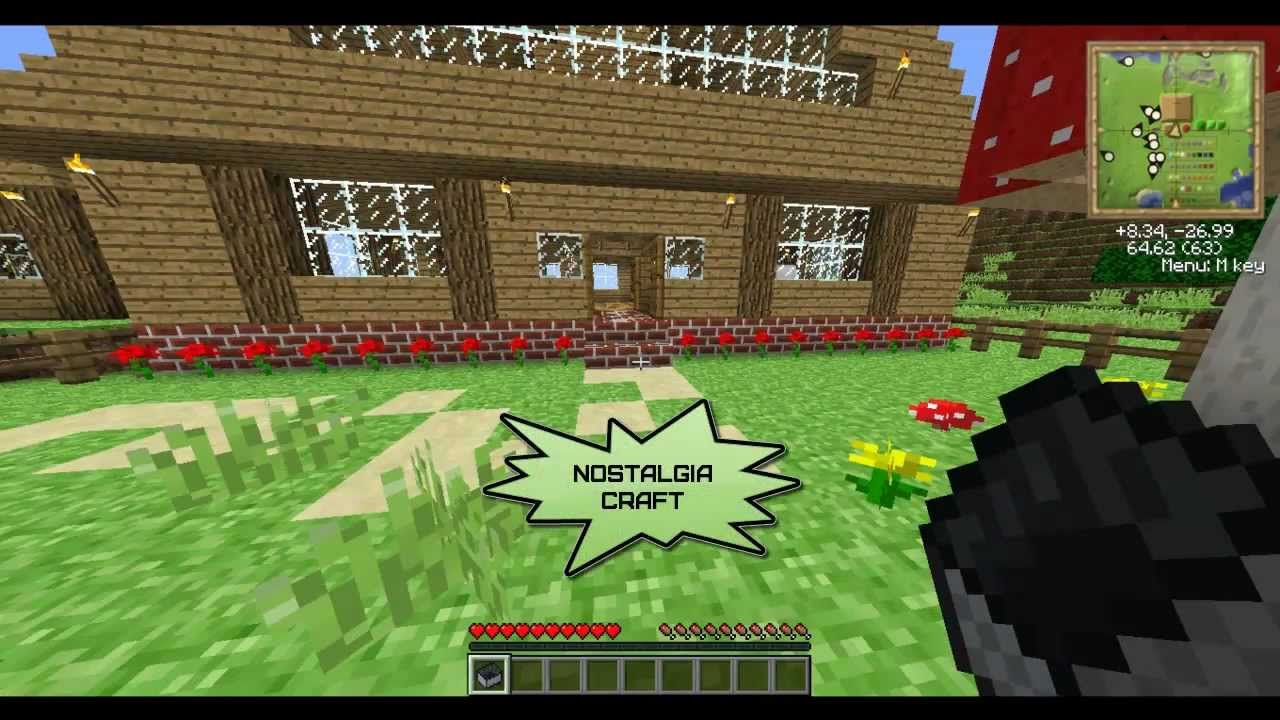 Minecraft Texture Pack Spotlight: Nostalgia Craft - YouTube