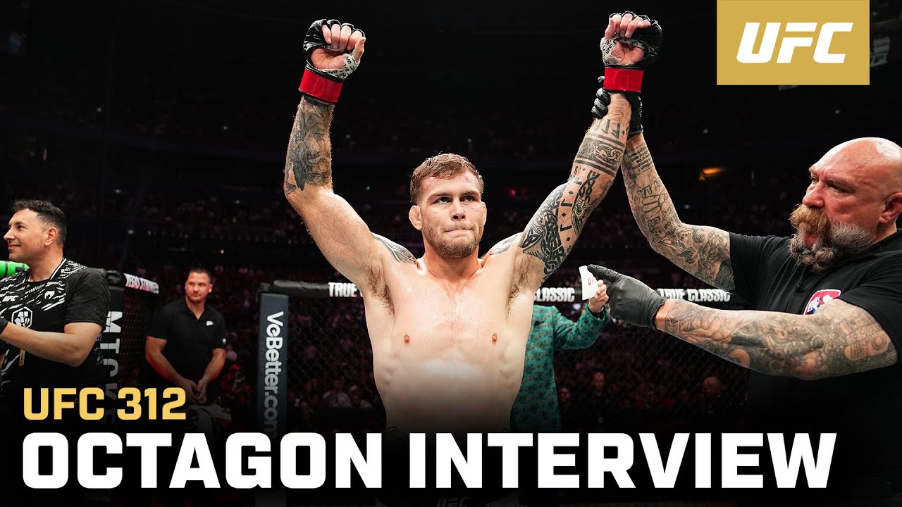 Jake Matthews Octagon Interview | UFC 312 - YouTube