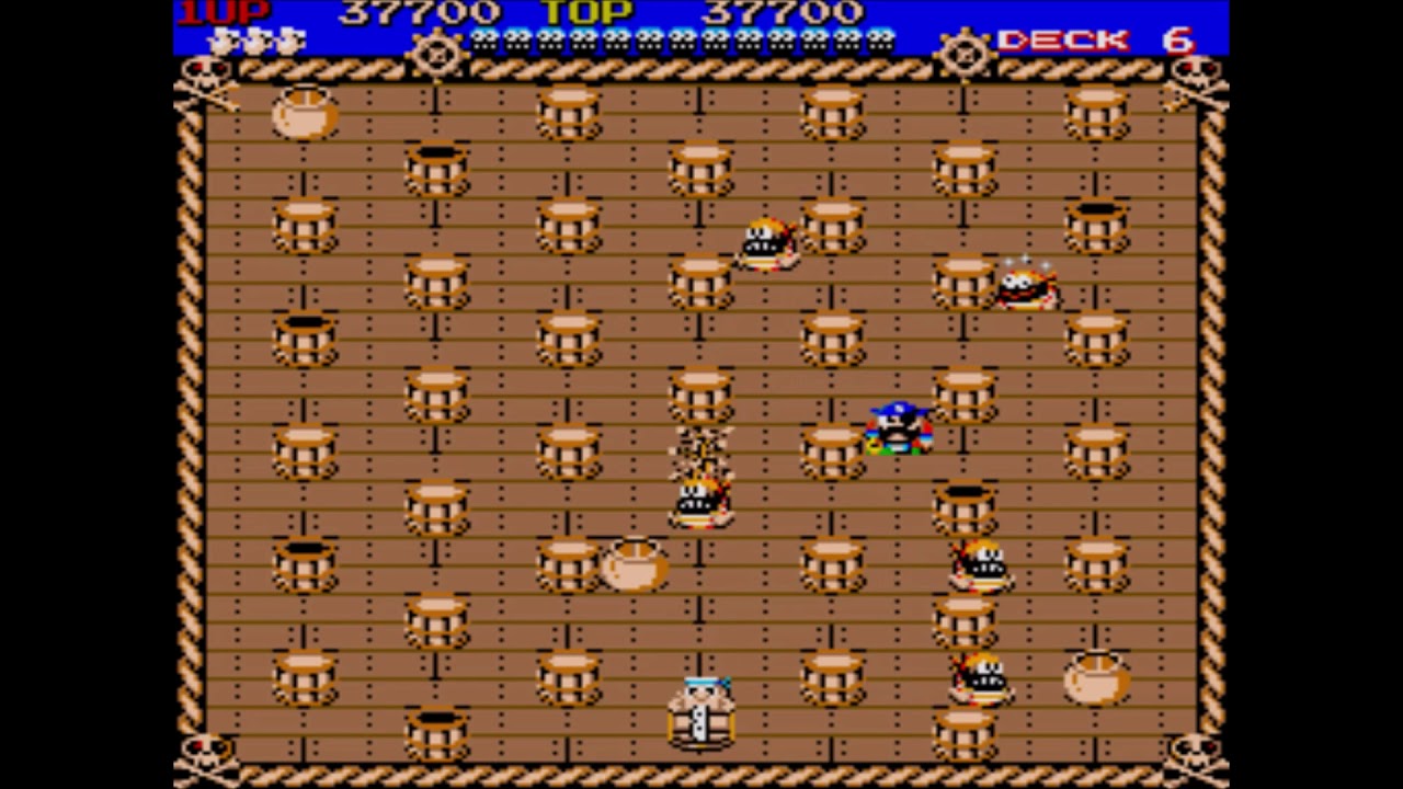 Pirate Ship Higemaru (1984 Capcom) Arcade - YouTube