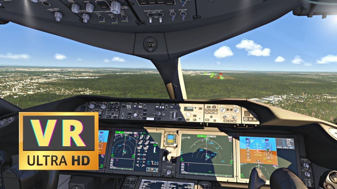 Full Flight in VR : Boeing 787 Dreamliner - Aerofly FS4 - YouTube