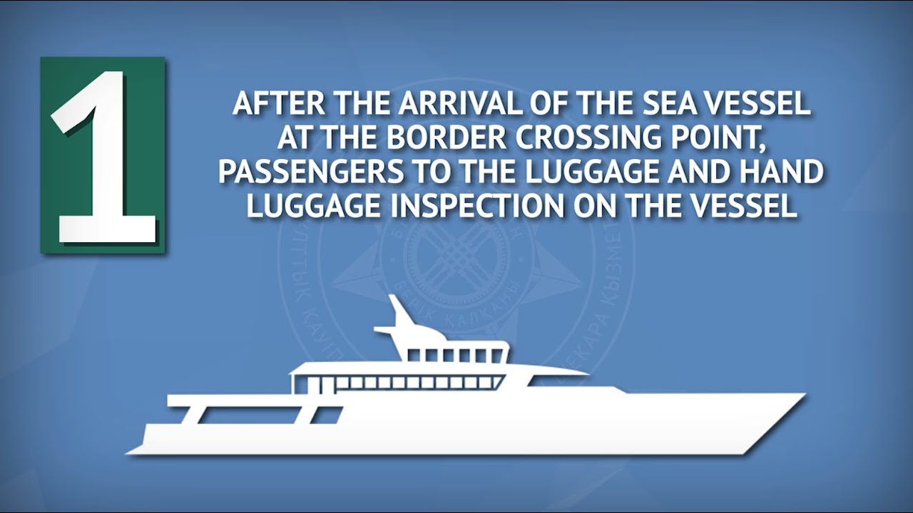 NOTE on crossing the state border through the sea checkpoint - YouTube