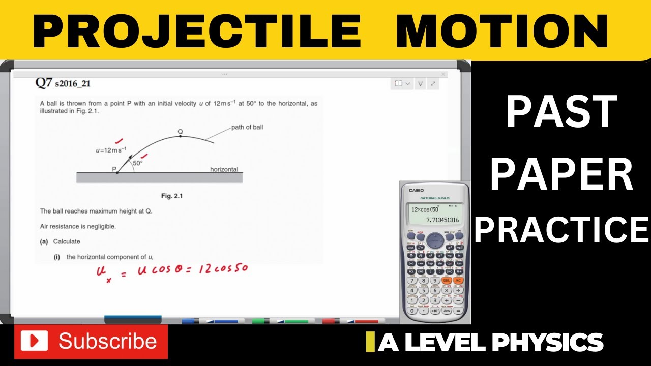 Projectile Motion | Practice Questions | AS Physics - YouTube
