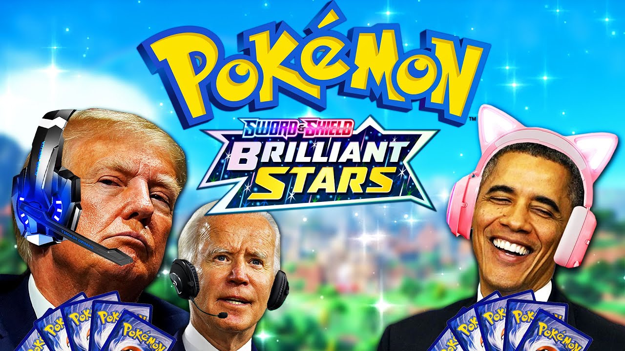 US Presidents Open Pokemon Cards - Brilliant Stars - YouTube
