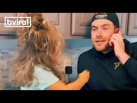 Little girl tells her dad all about new boyfriend!