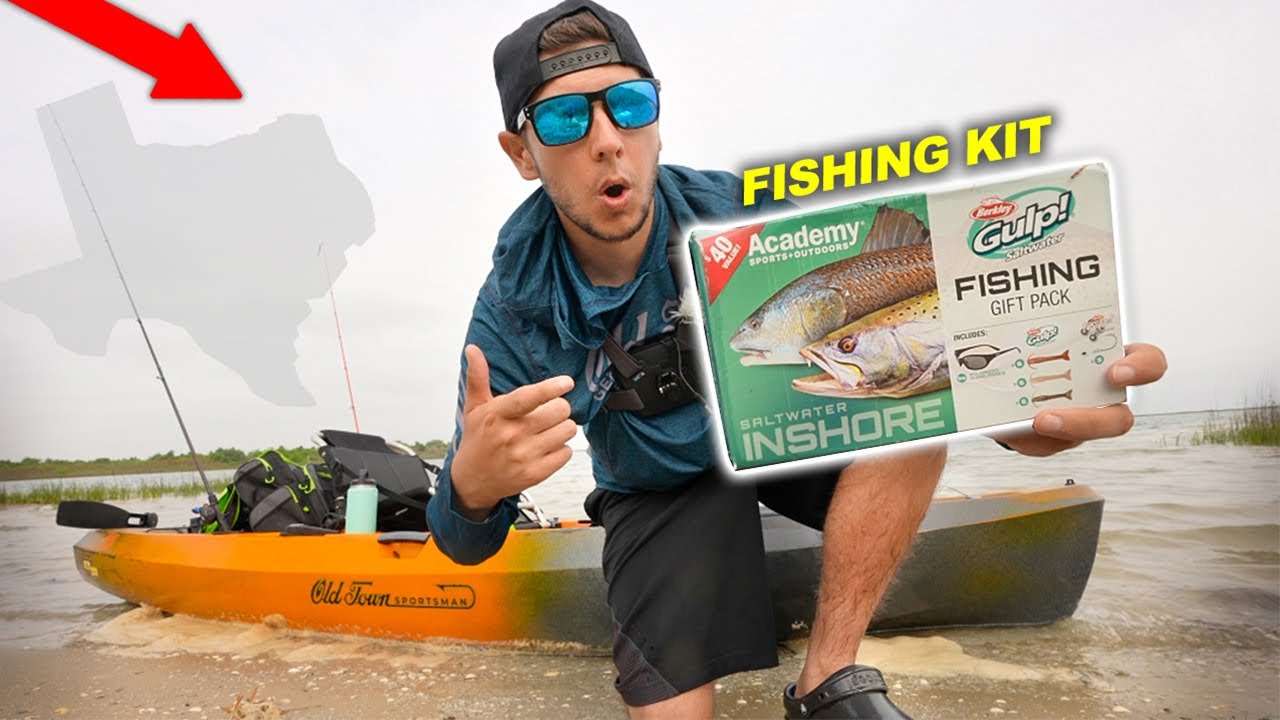 $25 Beginner Saltwater Fishing Kit!! (Fishing Challenge) - YouTube