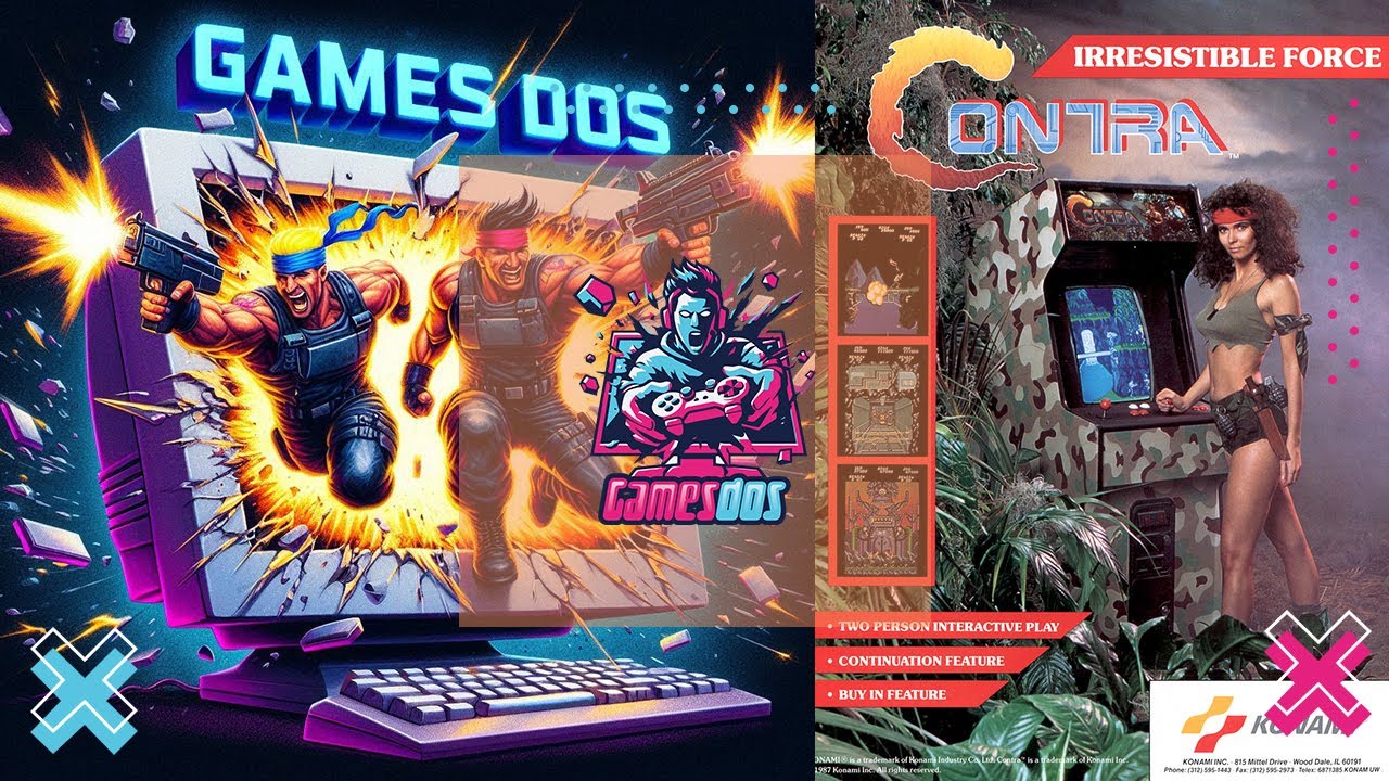 Contra (1987) - Contra Anniversary Collection Gameplay PC HD 1080p ...