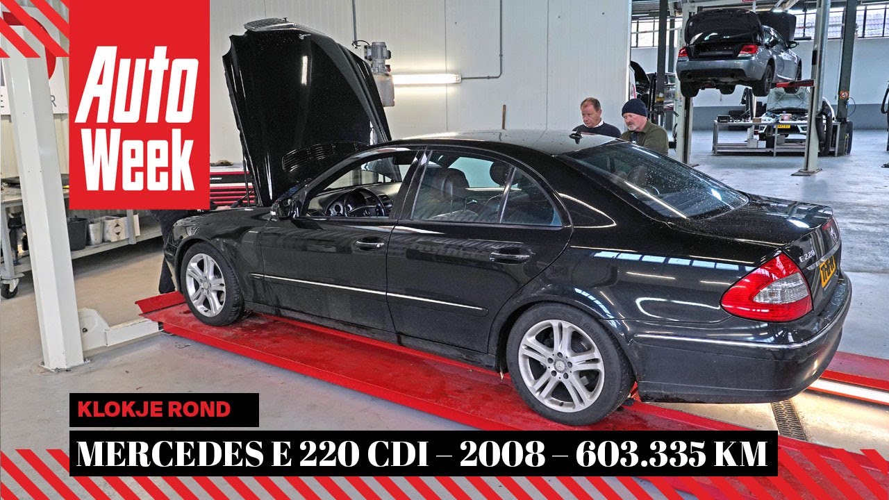 Mercedes-Benz E 220 CDI – 2008 – 603.335 km - Klokje Rond - YouTube
