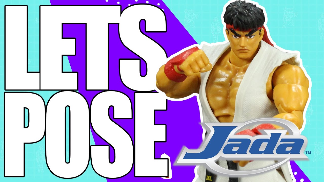 How to Pose Jada Toys Street Fighter Ryu - YouTube