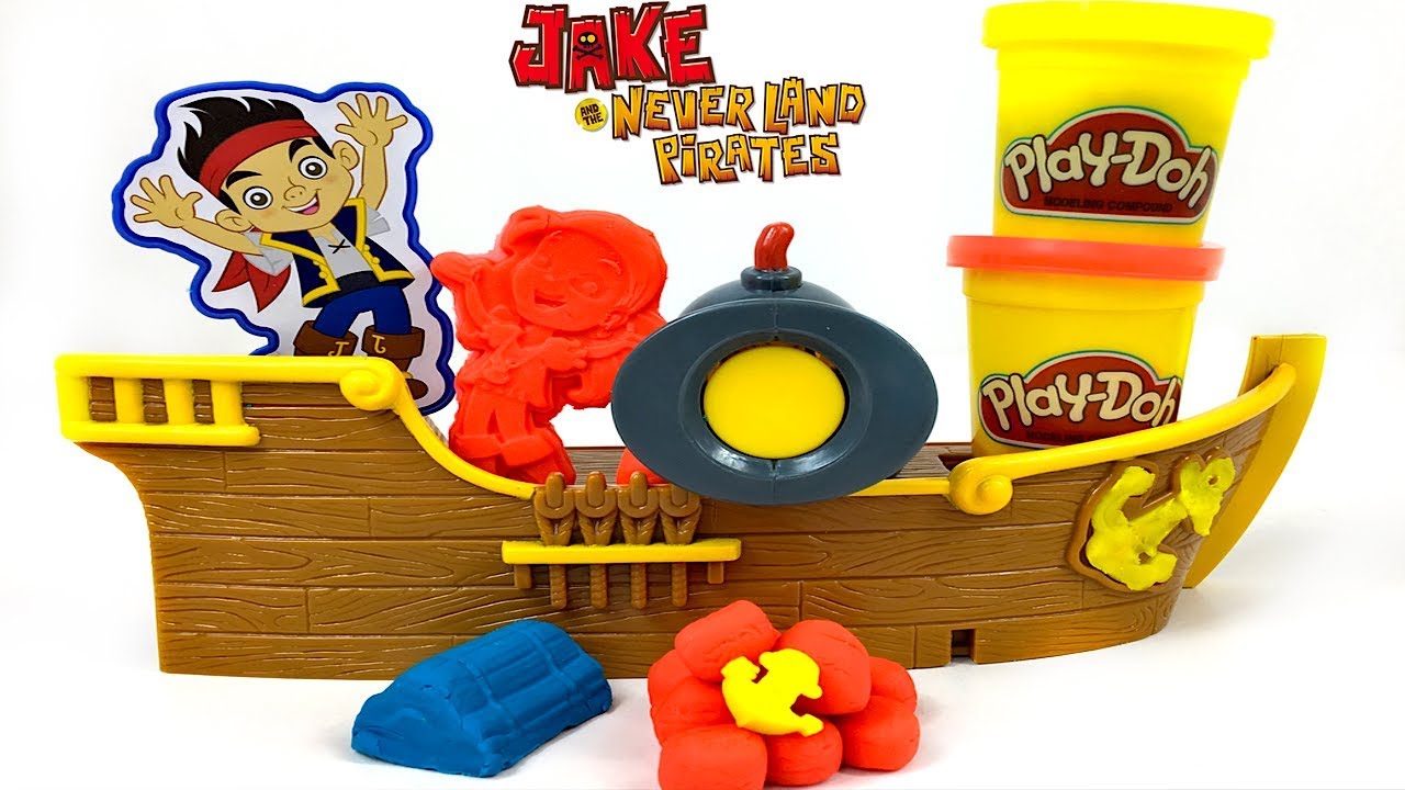 PLAY-DOH AVENTURA PIRATA CON JAKE Y LOS PIRATAS DE NUNCA JAMAS JAKE AND ...