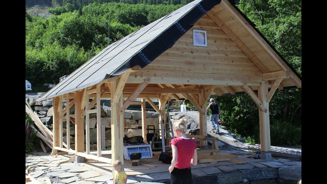 Grindbygg Naust i Dimmelsvik frå Vossalaft.no - YouTube