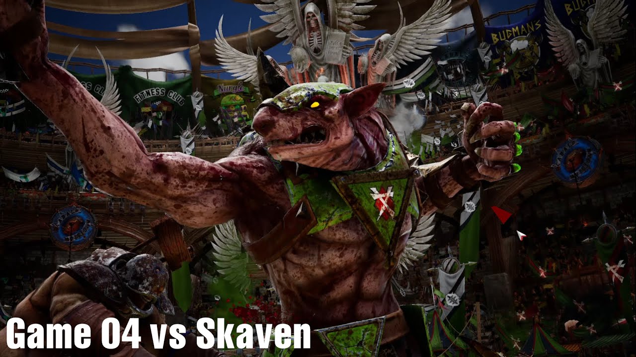 Blood Bowl 3 Pre Season Ladder Game 4 Nurgle vs Skaven ABSOLUTE SLAUGHTER - YouTube