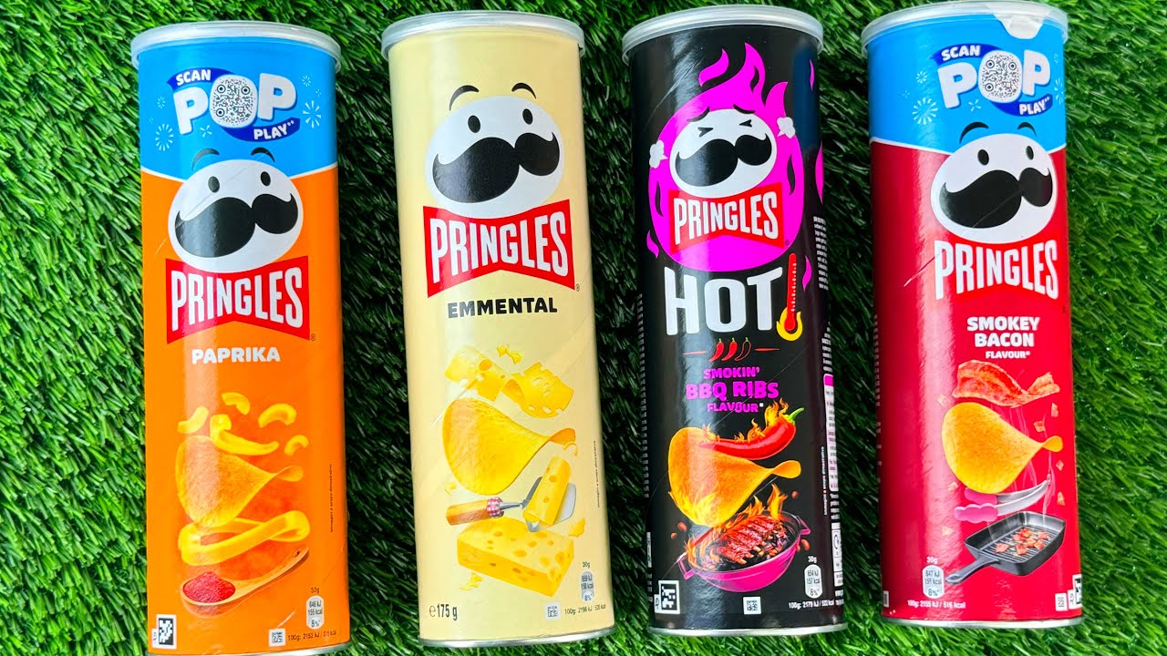 ASMR Unboxing: UNWRAPPING PRINGLES | Satisfying 🍭 - YouTube