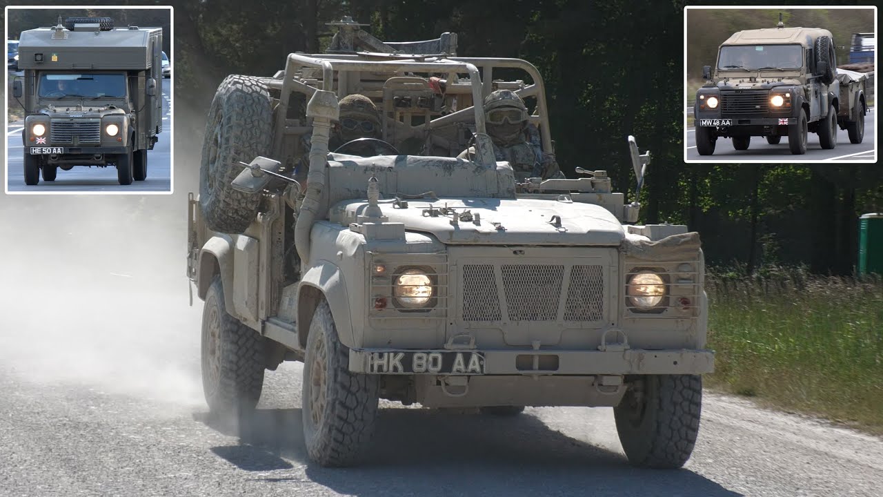 Land Rovers of the UK Armed Forces 🇬🇧 - YouTube