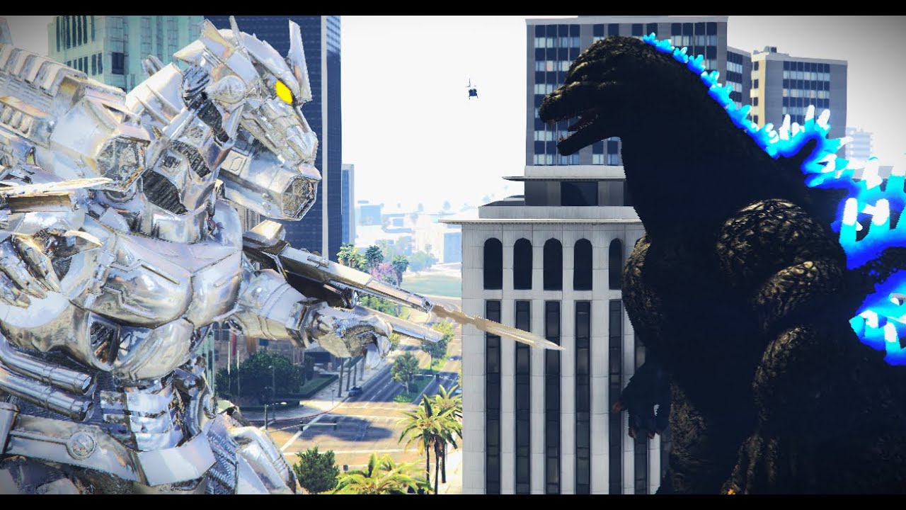 Kiryu Mecha Godzilla VS Godzilla 1975 | Flash VS Reverse Flash | GTA 5 ...
