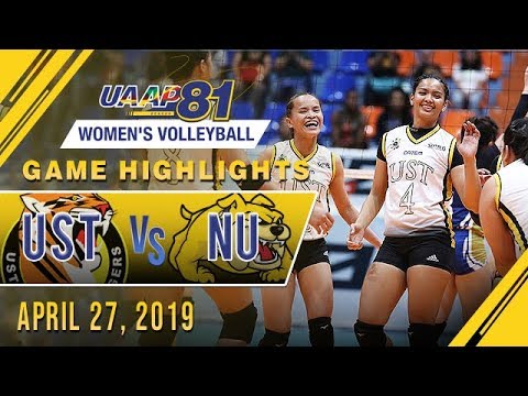 UAAP 81 WV: UST vs NU | Game Highlights | April 27, 2019 - YouTube