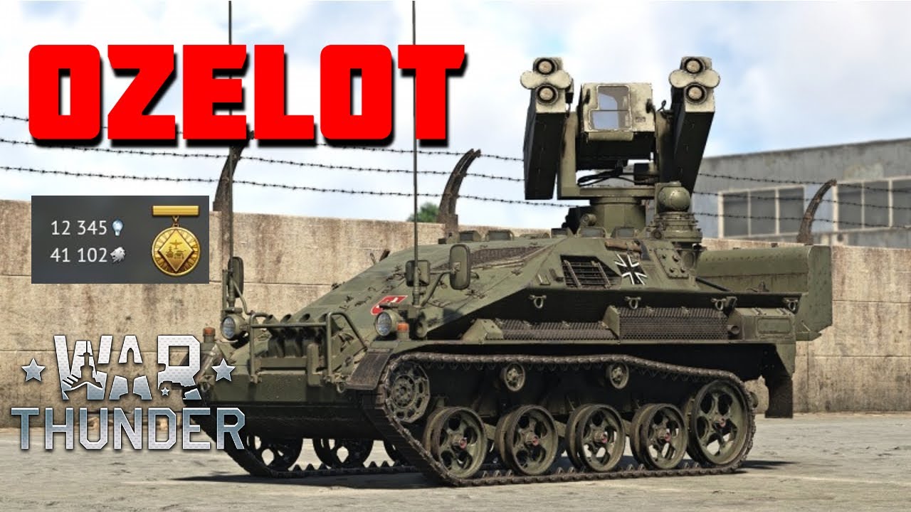 War Thunder - Ozelot German SPAA - wing reaper - YouTube