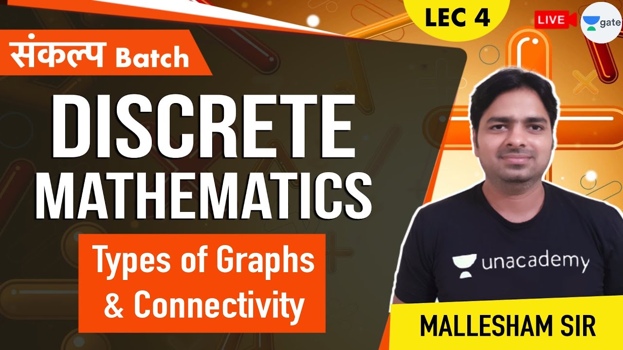 Graph Theory: Types of Graphs and Connectivity | Lec 4 | Discrete ...