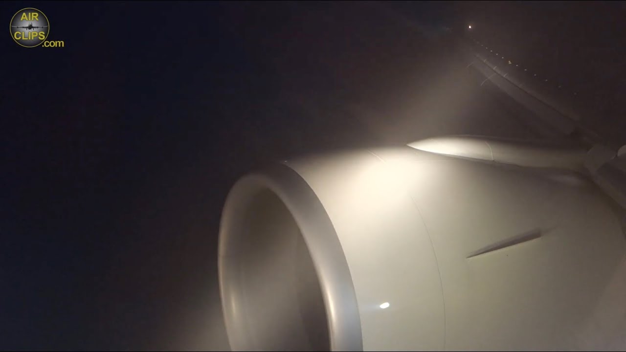 PERFECT B777-300ER ZERO VISIBILITY Fog Zürich Landing, GE90 Views ...