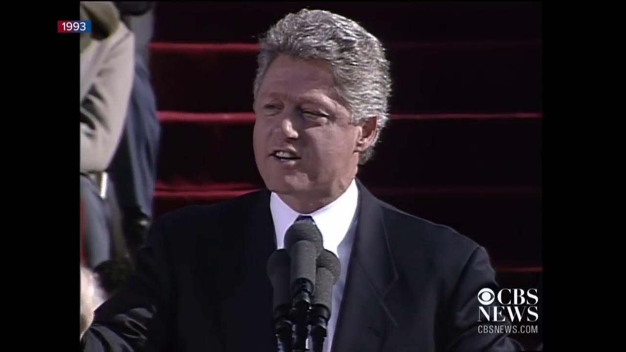 Bill Clinton inaugural address Jan 20, 1993 short - YouTube