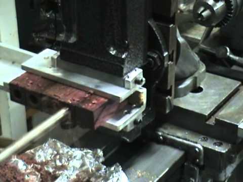 Drilling wooden pen blanks, using a metal lathe and Colt FCE drill bit ...