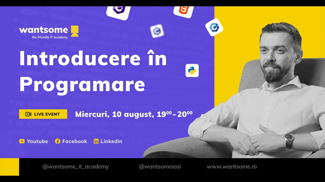 Wantsome Introducere în Programare - YouTube
