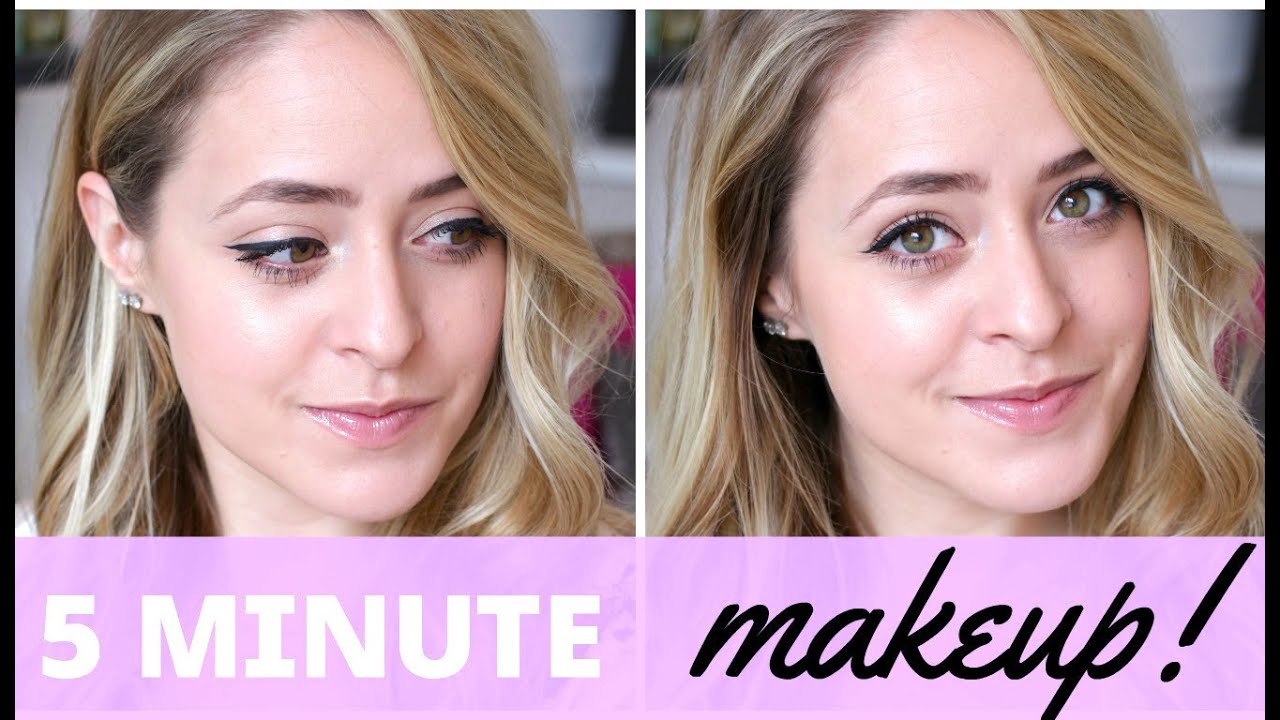 My 5 Minute Makeup! | Fleur De Force - YouTube