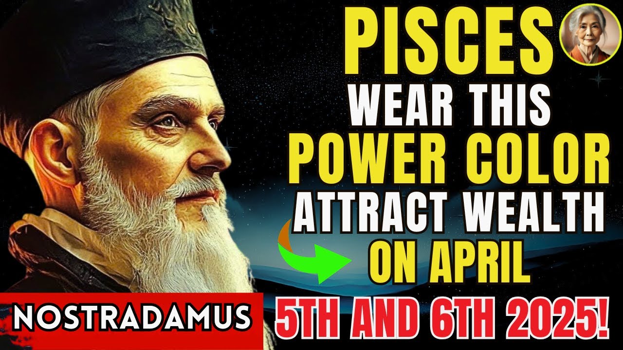 PISCES: wear this POWER COLOR on April 5th and 6th to attract WEALTH in ...