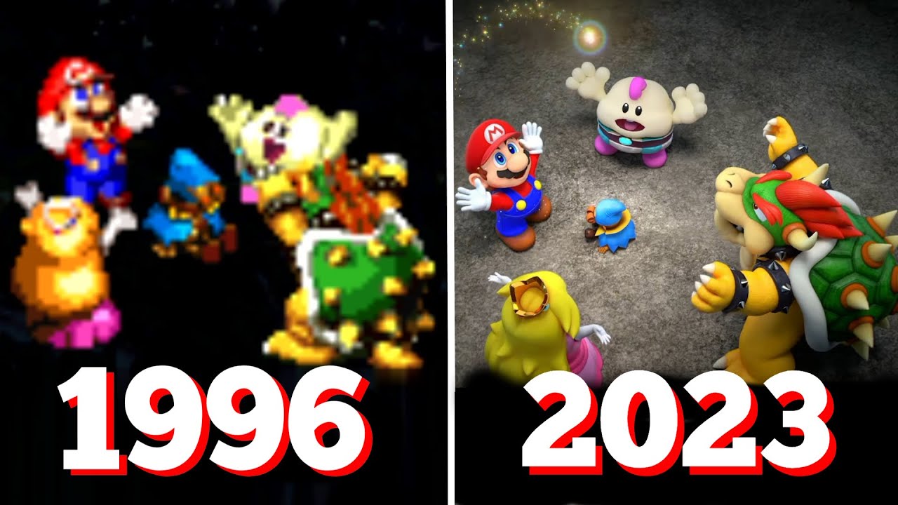 Super Mario RPG Remake All Moments That Are Now Cutscenes 1996 vs 2023 ...
