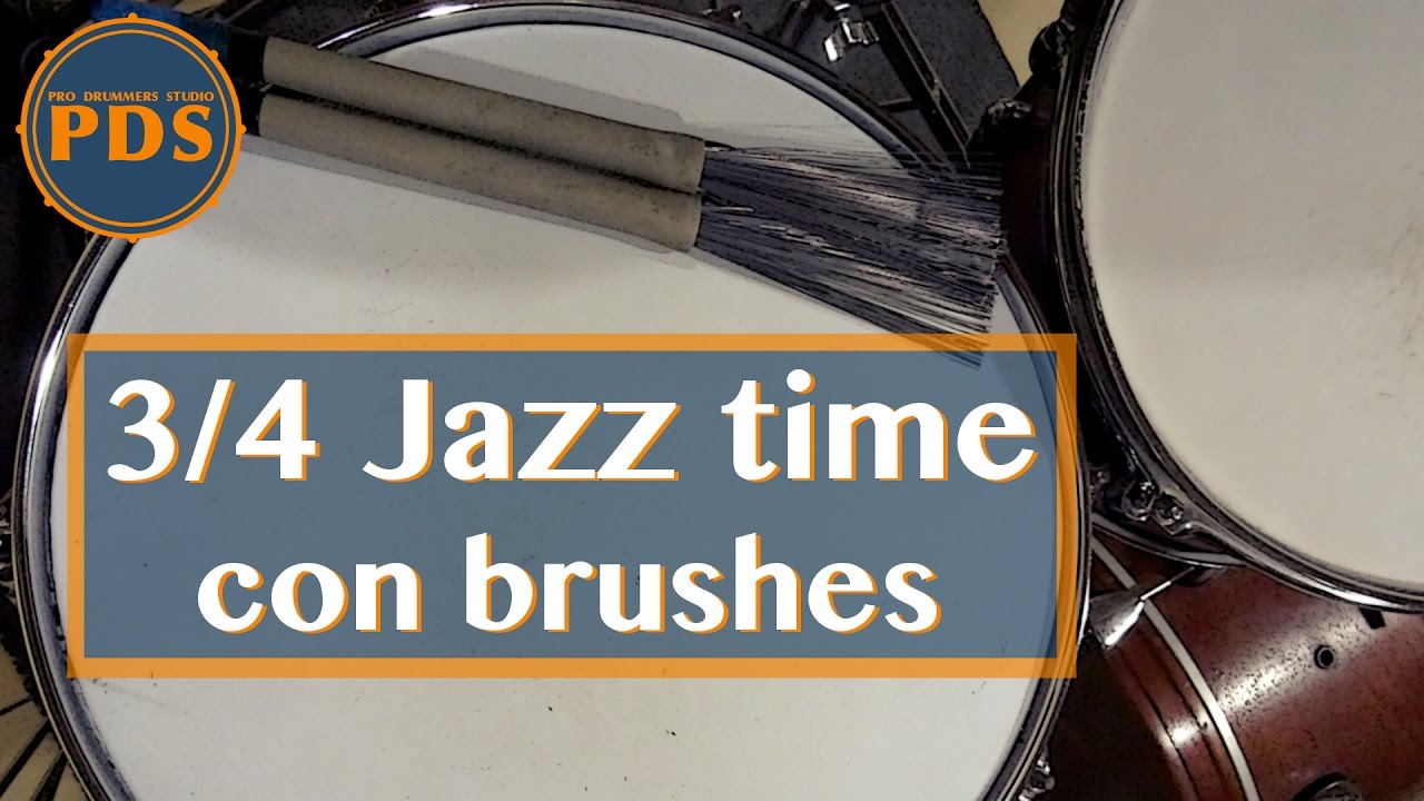 Swing en 3/4 con brushes - YouTube