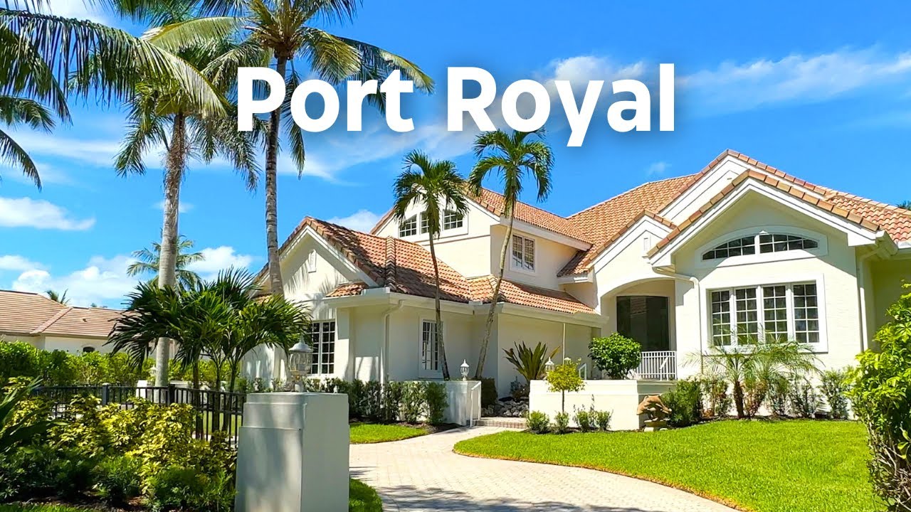 Walking in the Port Royal Neighborhood of Naples, Florida - YouTube
