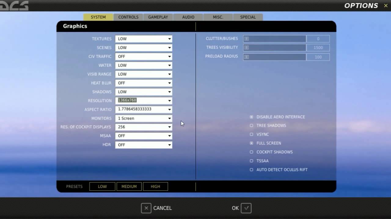 DCS World Interface - YouTube