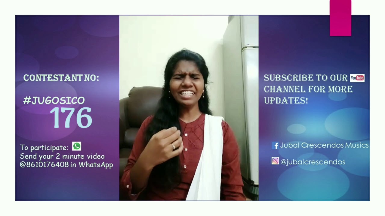 Jubal Gospel Singing Contest | JUGOSICO 2020 #3 | Sharmila Ravi ...