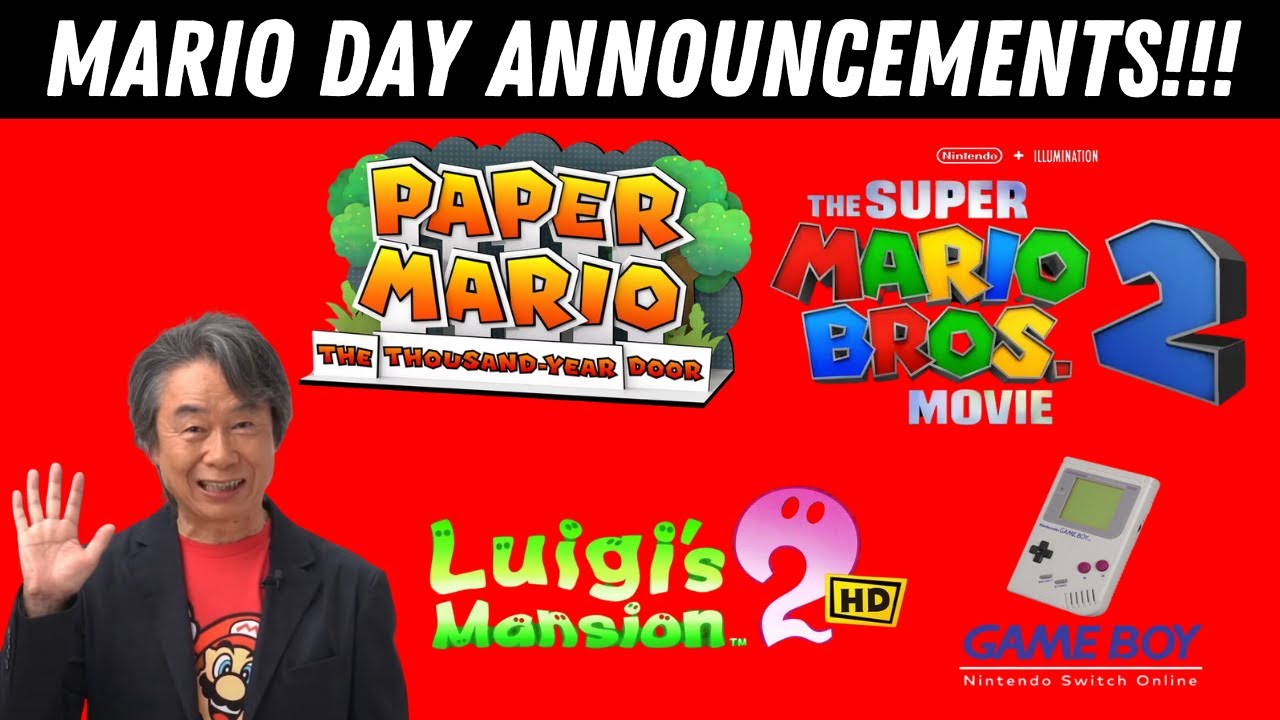 Nintendo HUGE reveal Mario day 2024! #marioday #gaming #facts #faze # ...
