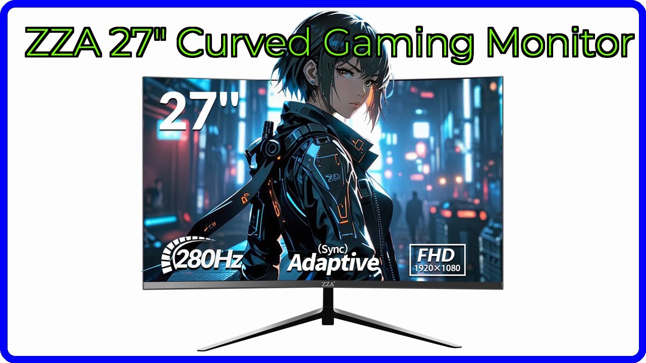 REVIEW (2025): ZZA 27" Curved Gaming Monitor. ESSENTIAL details. - YouTube