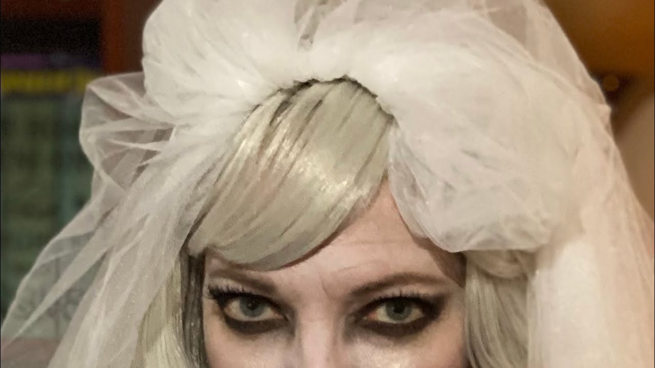Haunted Mansion ghost bride makeup - YouTube