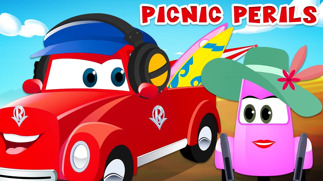 Picnic Perils Kindergarten Cartoon Show by Road Rangers & Friends - YouTube