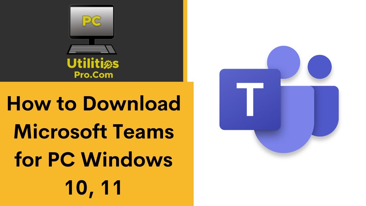 How to Download Microsoft Teams for PC Windows 10, 11 - YouTube