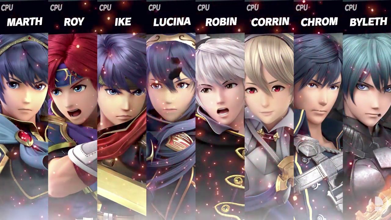 Super Smash Bros Ultimate: Making All The Fire Emblem Characters Fight ...