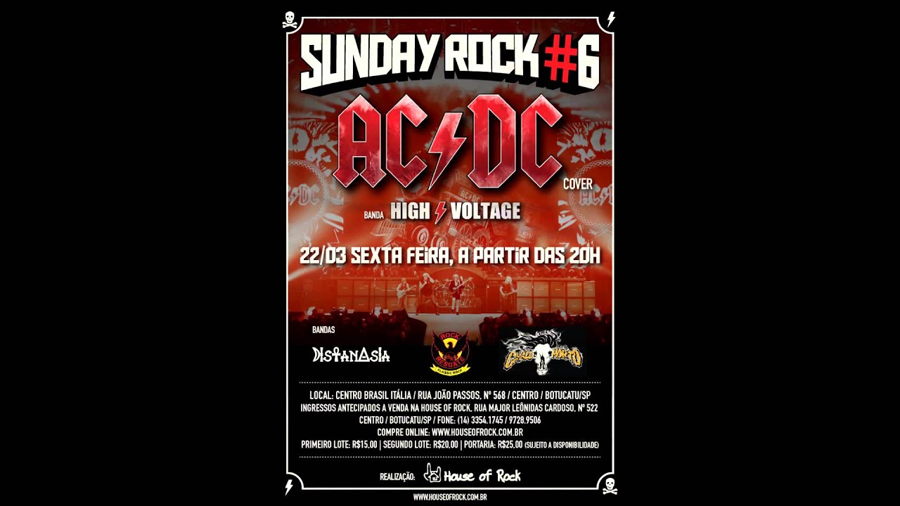 Sunday Rock #6 - DISTANÁSIA - ROCK RESGATE - CAVALO MORTO - ACDC Cover ...