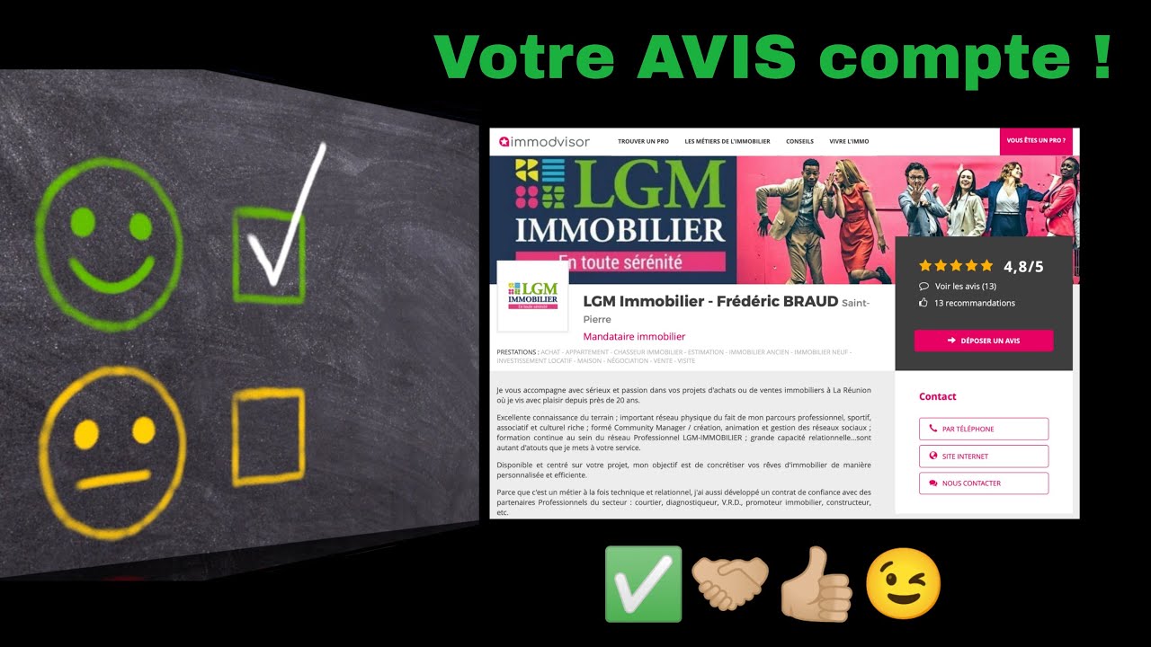 Immobilier : pourquoi et comment votre AVIS compte ! - YouTube