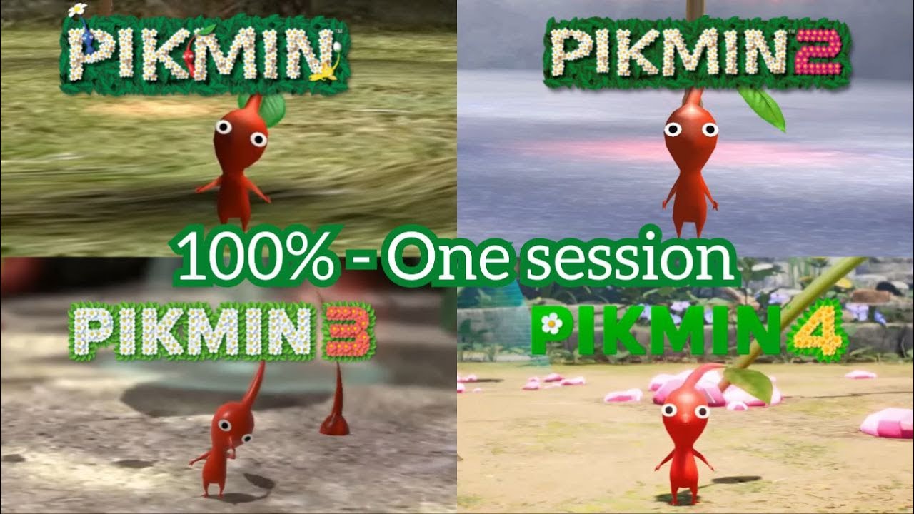 I Beat Every Mainline Pikmin Game 100% in One Session - YouTube