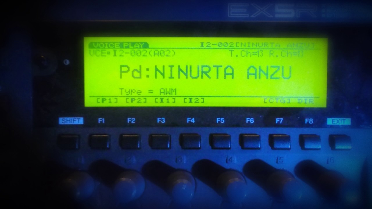 Yamaha EX5R Pads - YouTube