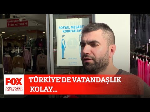Türkiye'de vatandaşlık kolay... 7 Kasım 2021 Gülbin Tosun ile FOX Ana Haber Hafta Sonu