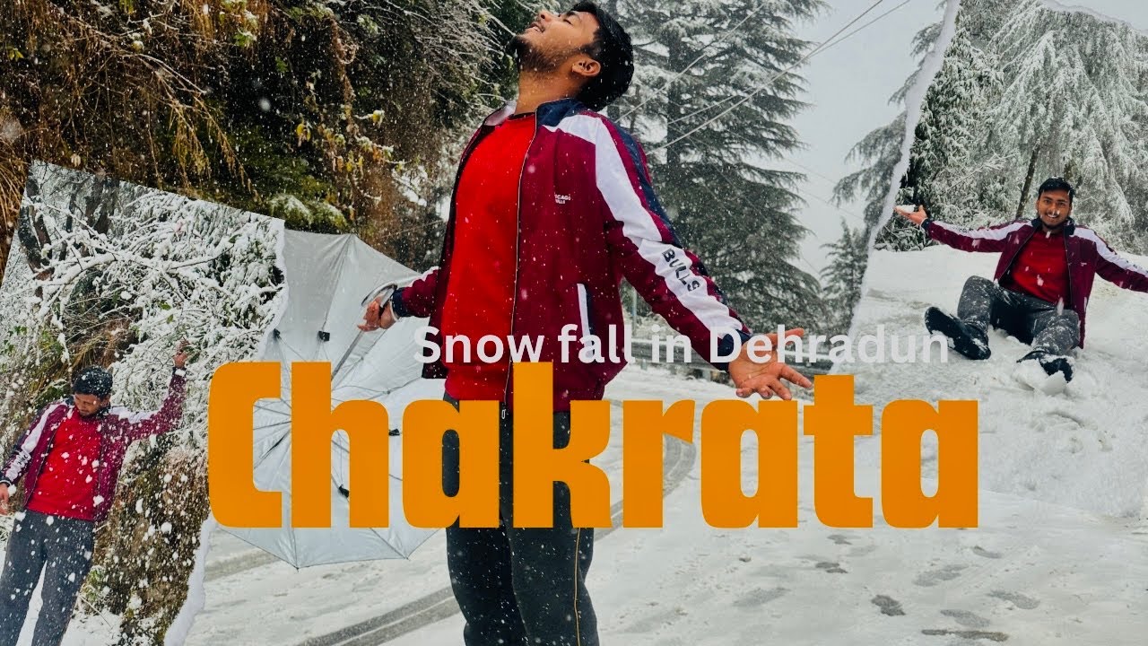 Snowfall in Chakrata (Dehradun) 😄😃 - YouTube