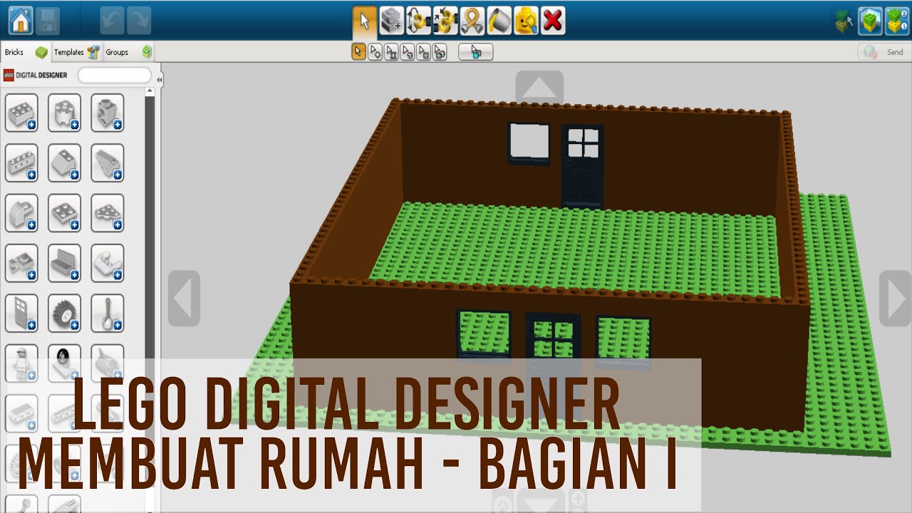 Lego Digital Designer (Membuat Rumah) - Bagian I - YouTube