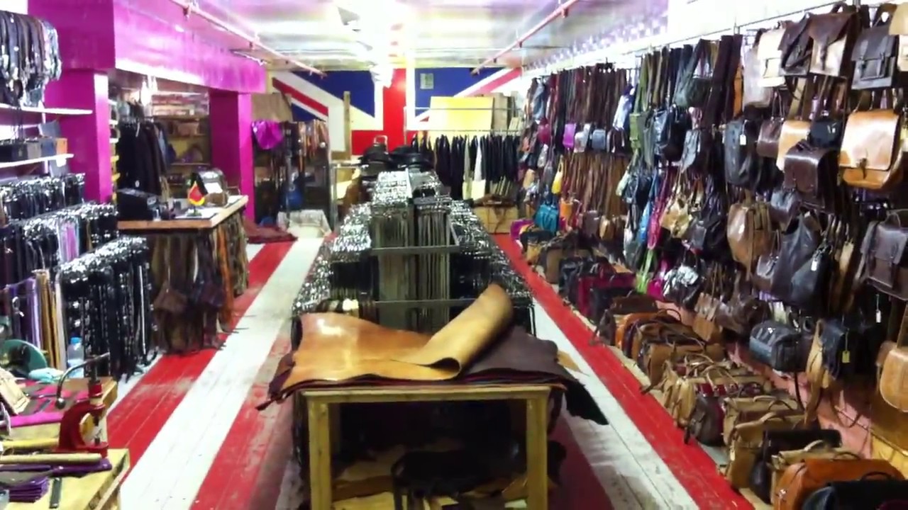 LEATHER SHOP - 54 stables market chalk farm road London nw1 8ah, UK ...